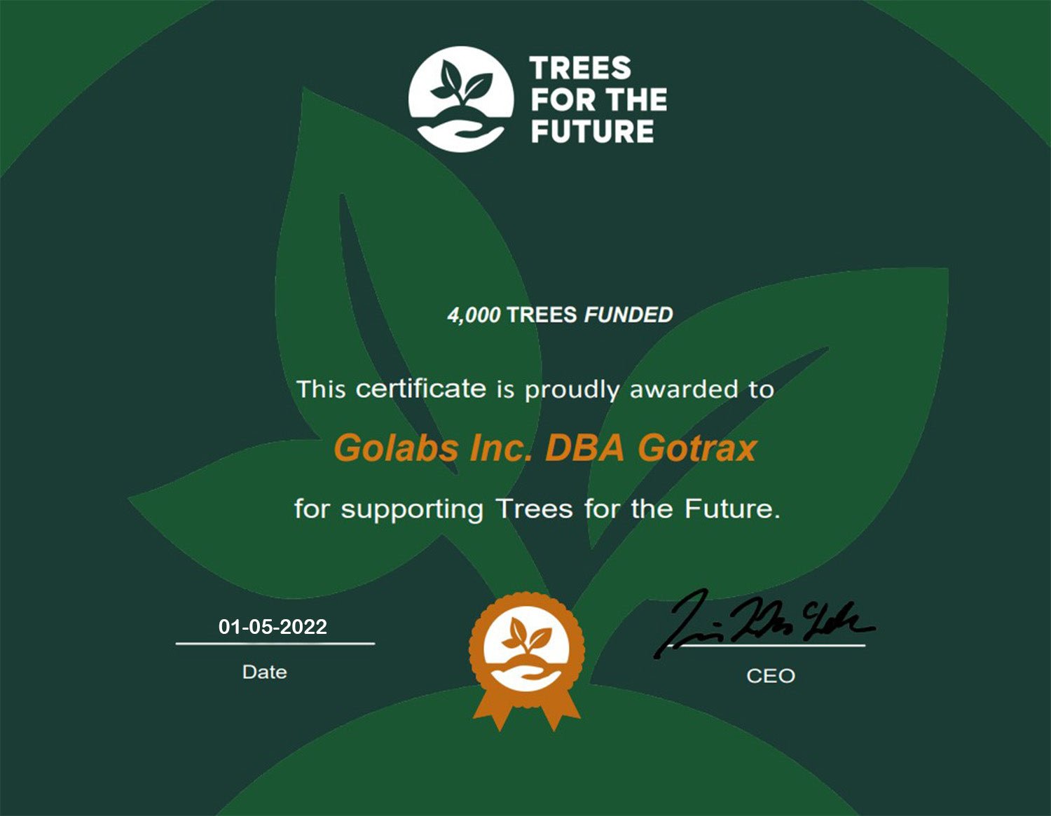 GOTRAX Plants 4,000 Trees for Earth Week - GOTRAX.com