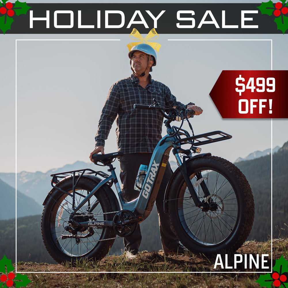 Alpine Fat Tire Electric Bike - GOTRAX.com