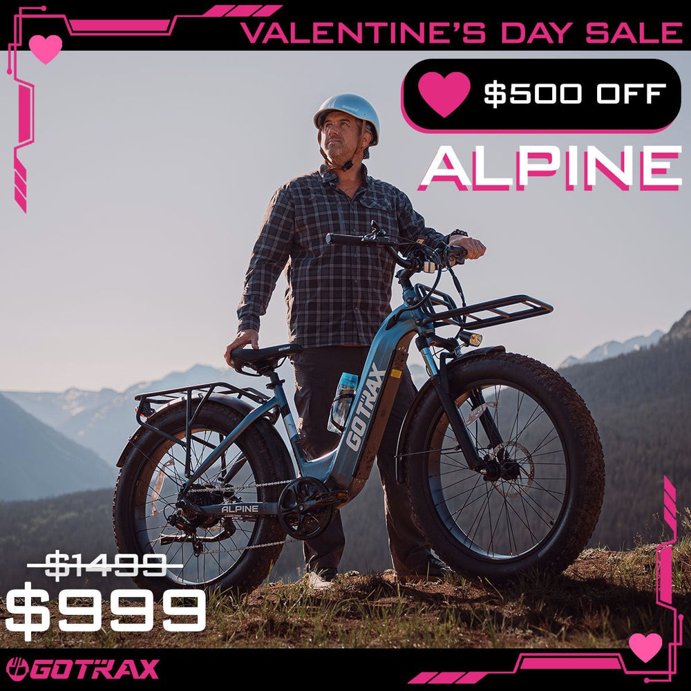 Alpine Fat Tire Electric Bike - GOTRAX.com