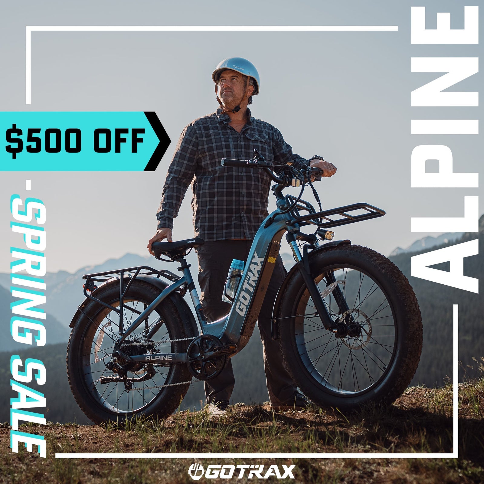 Alpine Fat Tire Electric Bike - GOTRAX.com