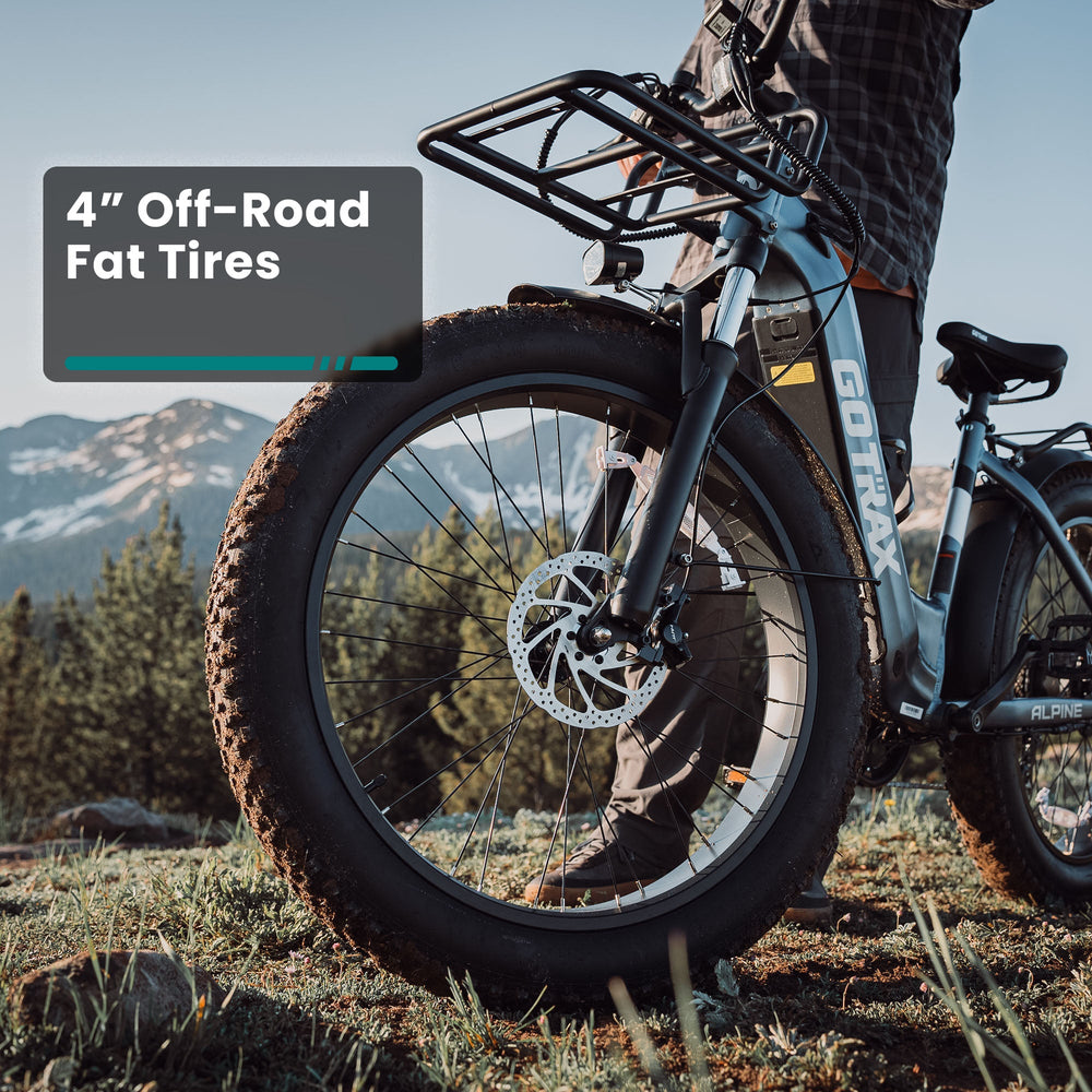 Alpine Fat Tire Electric Bike - GOTRAX.com