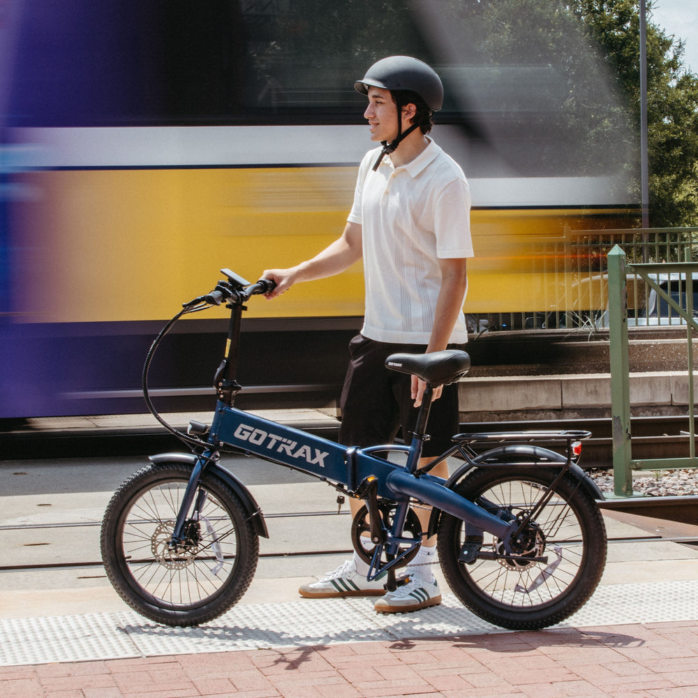 Gotrax E-Fold Foldable Electric Bike | 20 MPH, 40Mi Range