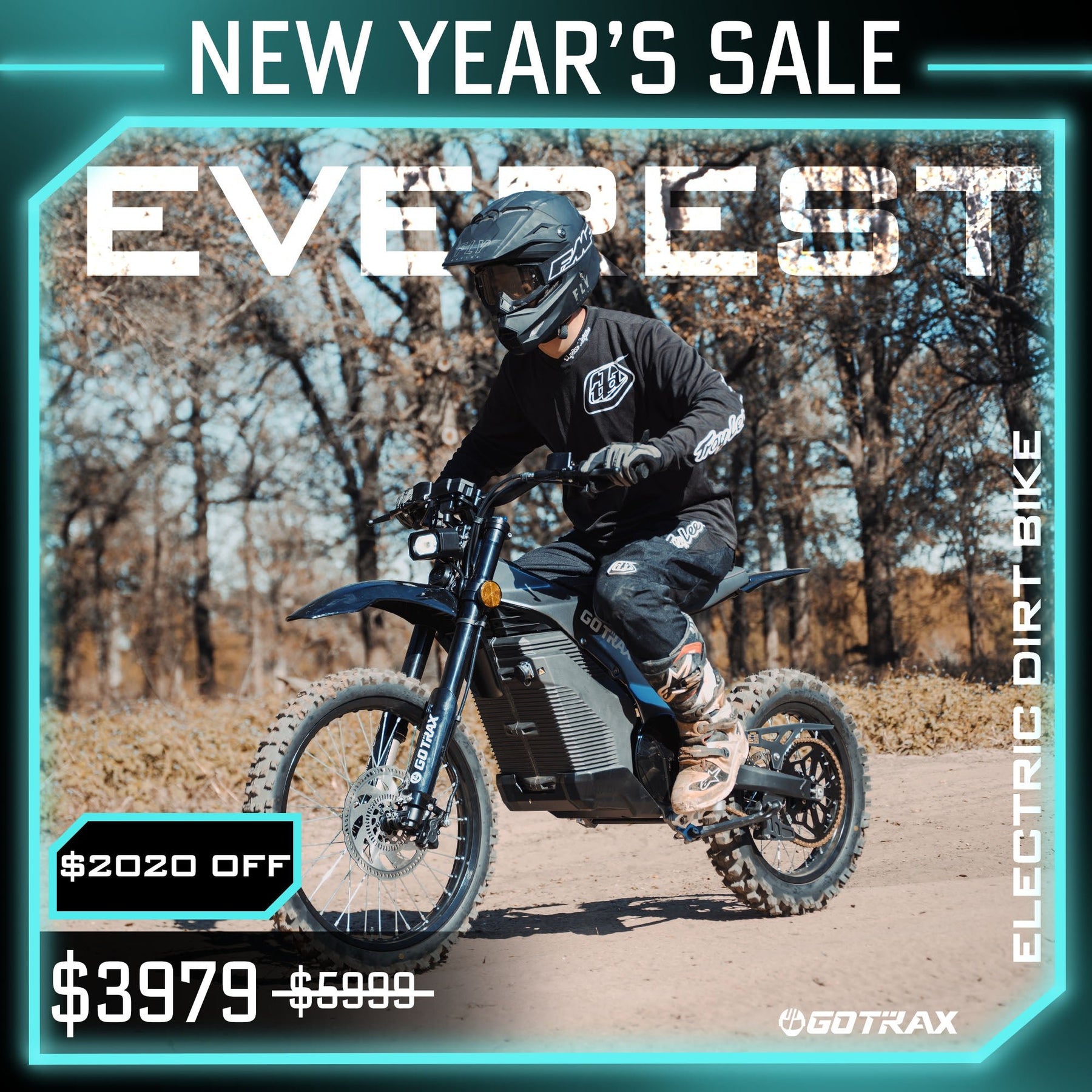 Everest Electric Dirt Bike - GOTRAX.com