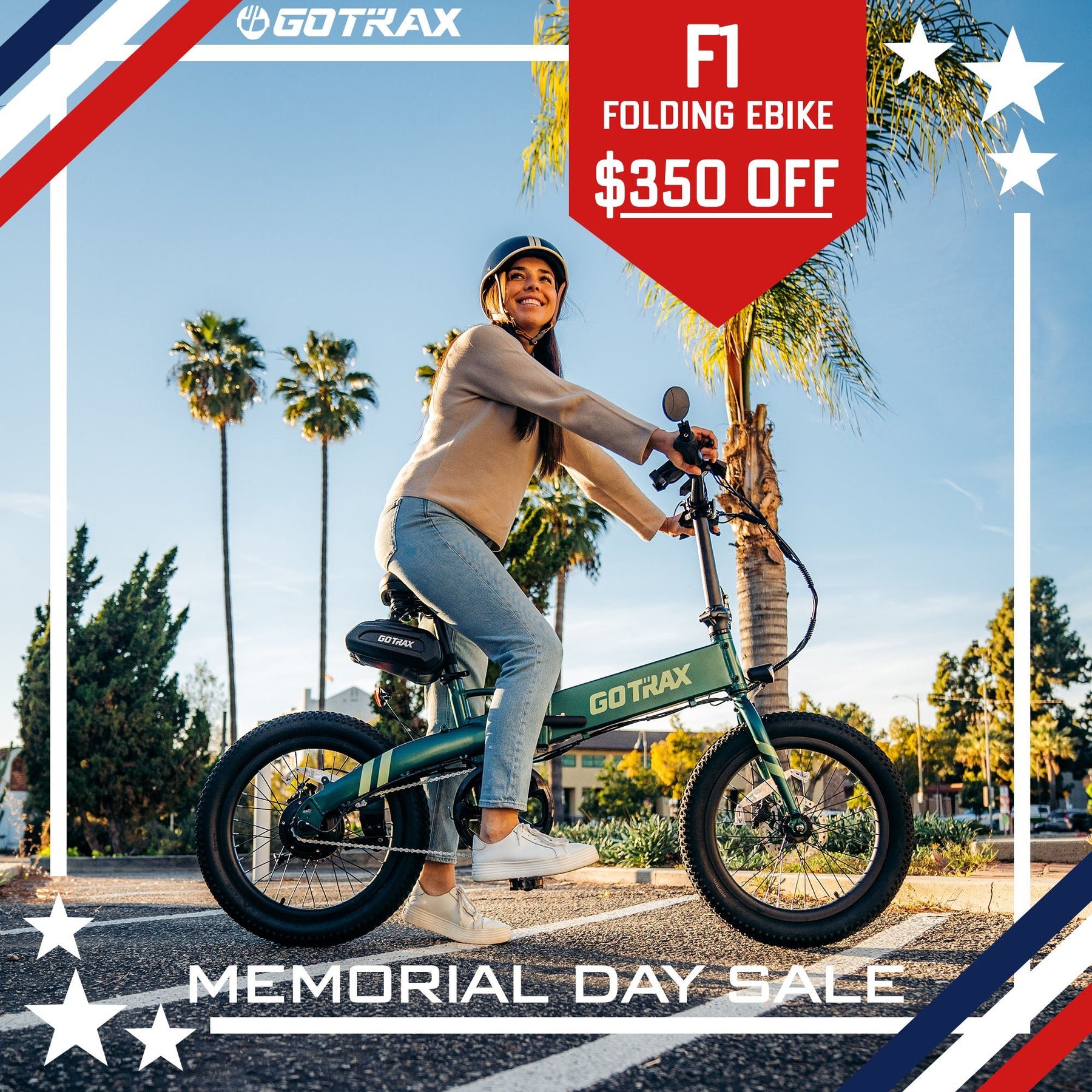 F1 Folding Electric Bike - GOTRAX.com