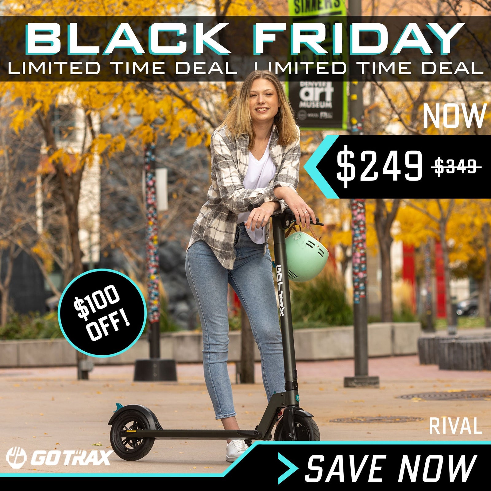 Rival Electric Scooter - GOTRAX.com