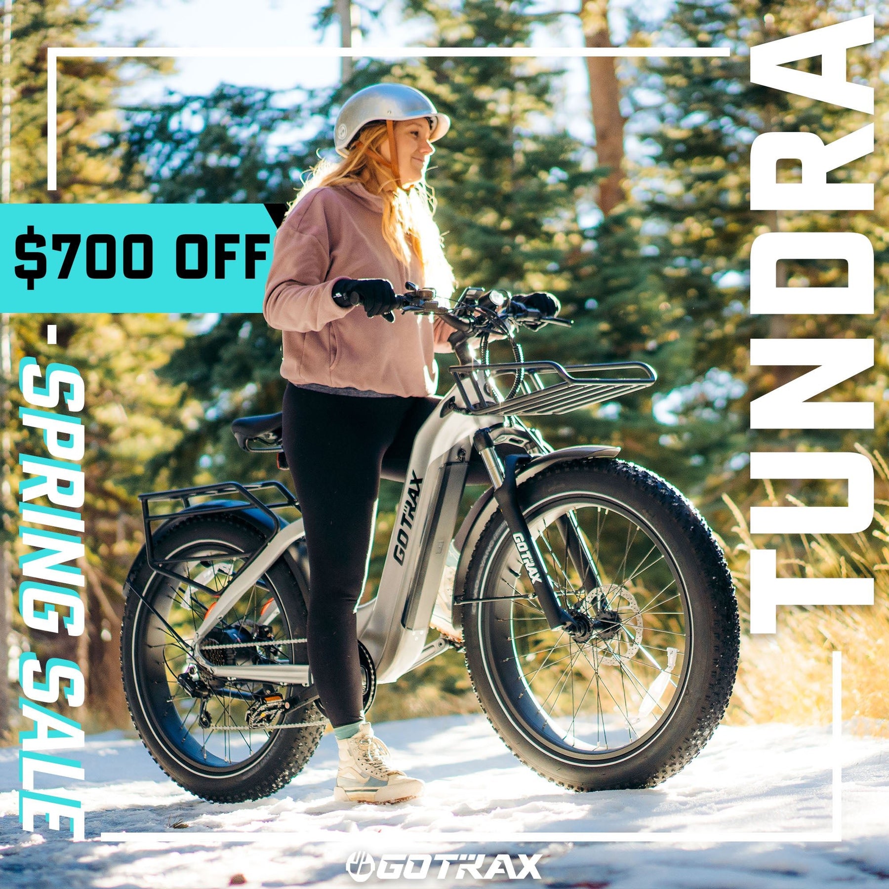 Tundra Fat Tire Electric Bike - GOTRAX.com
